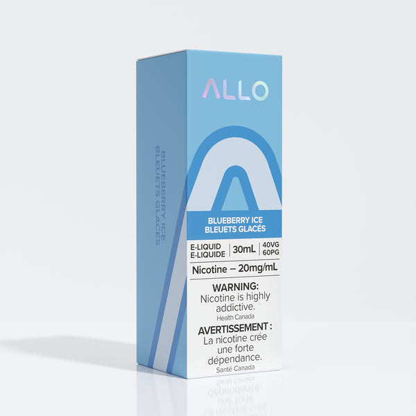 Allo E-Liquid-Blueberry Ice - Allo Vapor