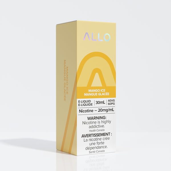 Allo E-Liquid-Mango Ice - Allo Vapor