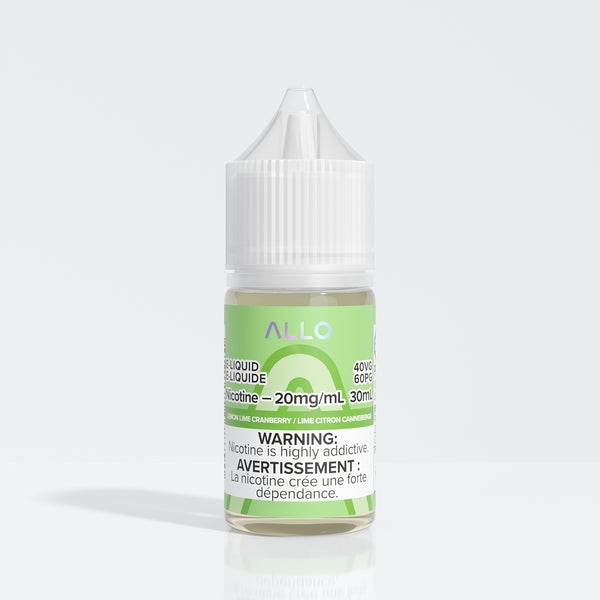 Allo E-Liquid-Lemon Lime Cranberry - Allo Vapor