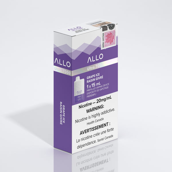Allo Ultra 7000 - Grape Ice - Allo Vapor